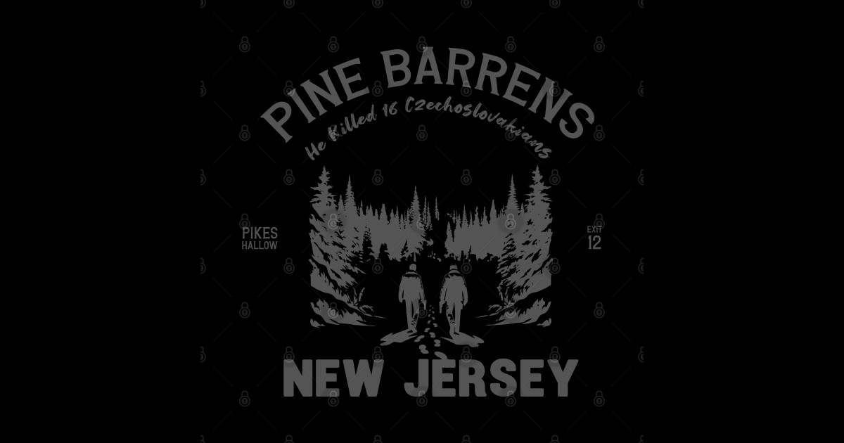 Pine Barrens The Sopranos - Pine Barrens - Sticker | TeePublic
