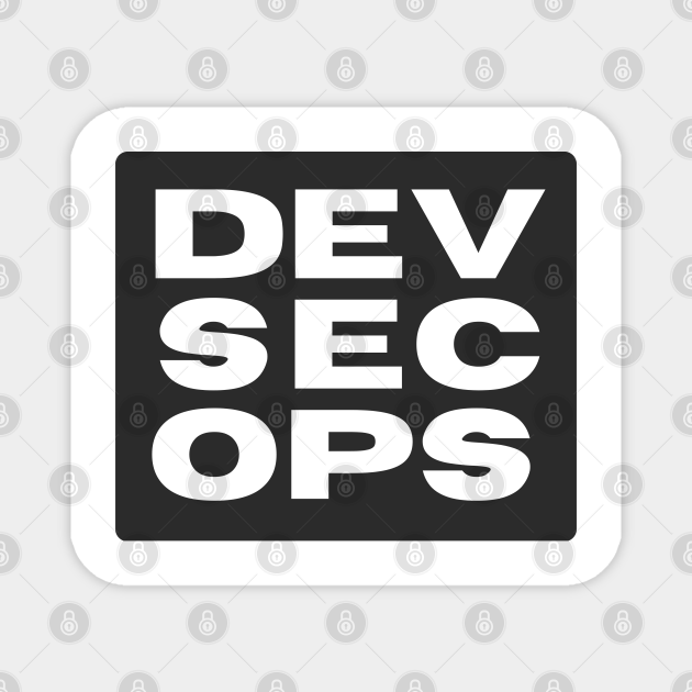 Devsecops Development Security Operations Minimalist Black Background