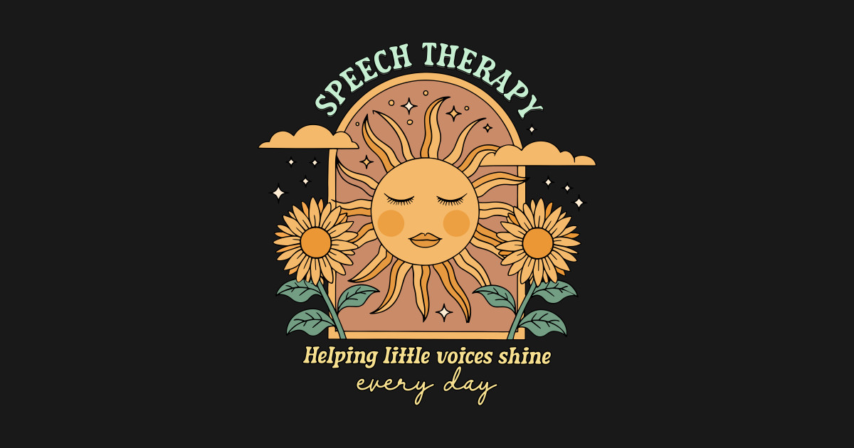 Speech Therapy Floral Sun SLP Speech Language Pathologist - Speech ...