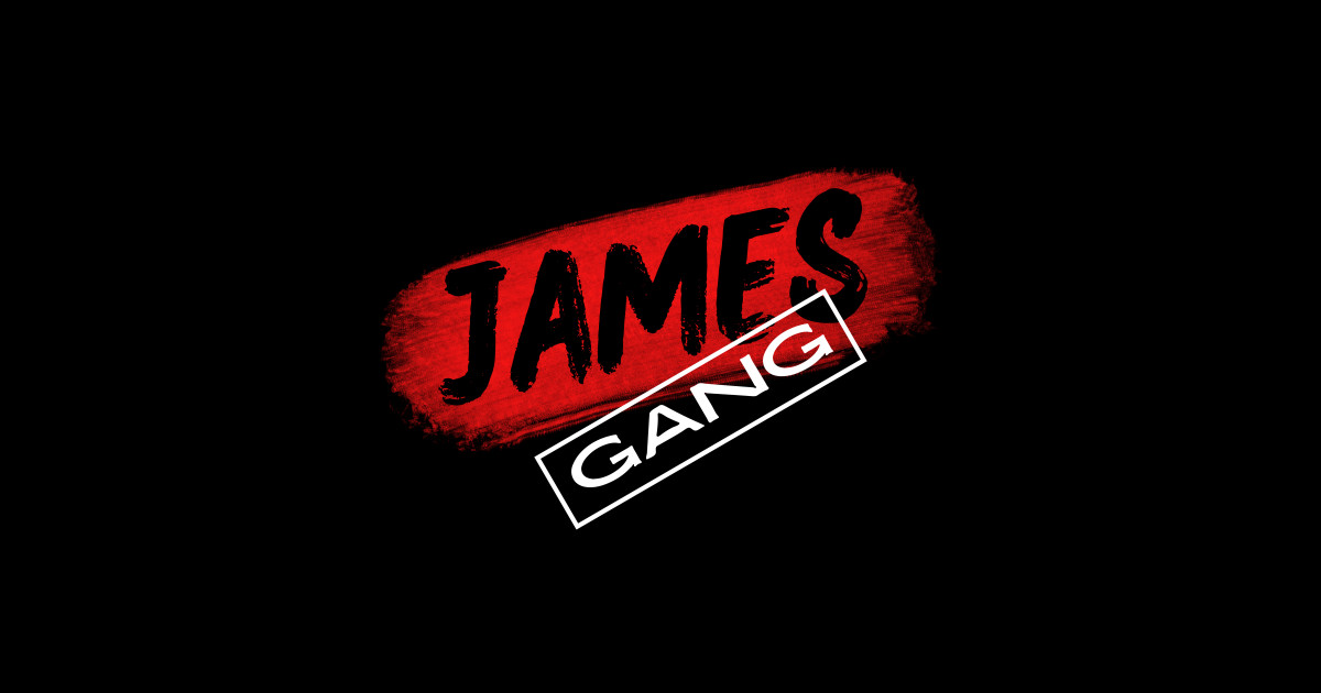james gang simple design - Band - Sticker | TeePublic