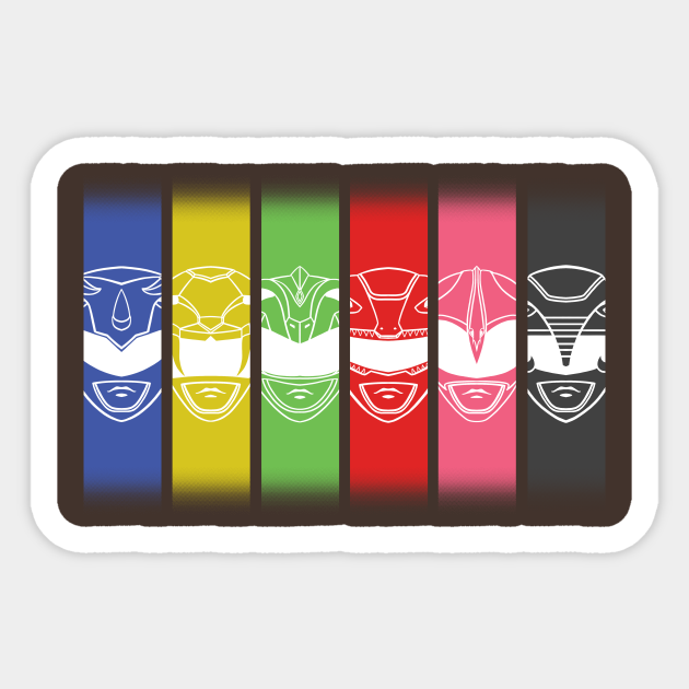 Rangers - Power Rangers - Sticker | TeePublic