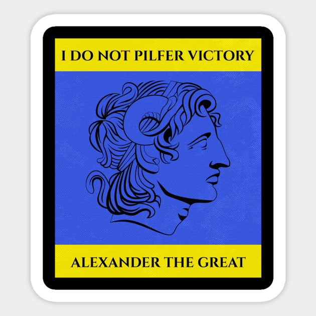 Alexander the Great - Alexander The Great - Sticker | TeePublic