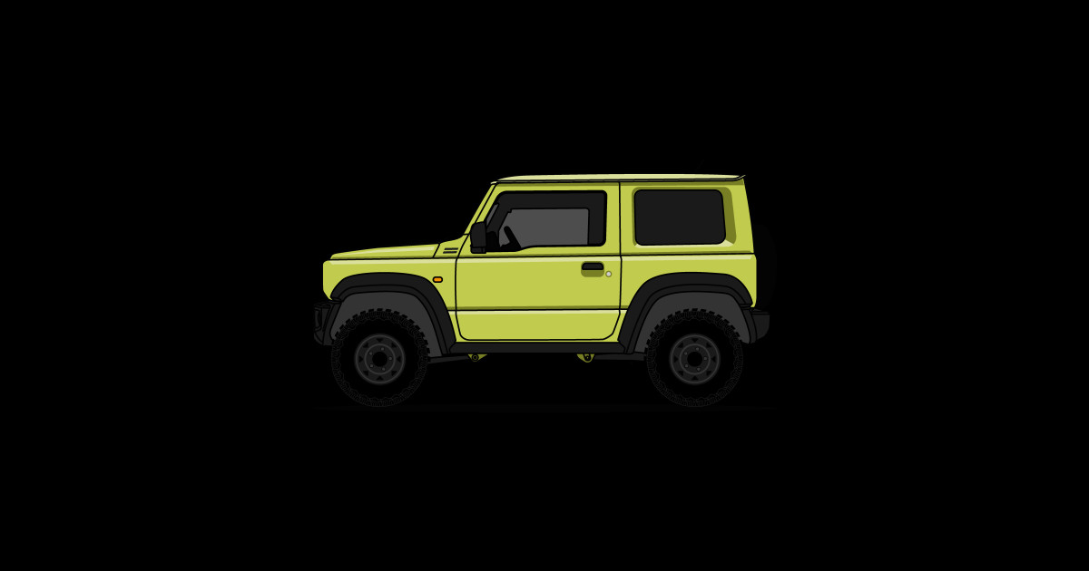 Yellow Jimny - Jimny - Sticker | TeePublic