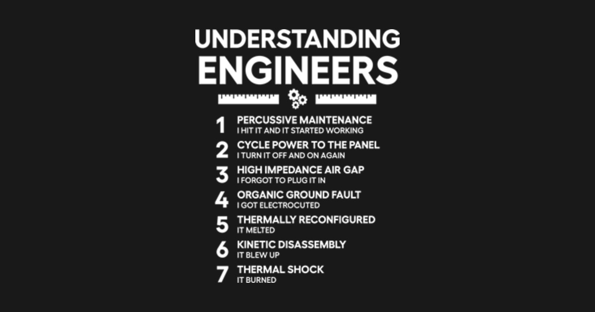 Understanding Engineers Funny Engineering Quote - Engineering Humor - T-Shirt | TeePublic