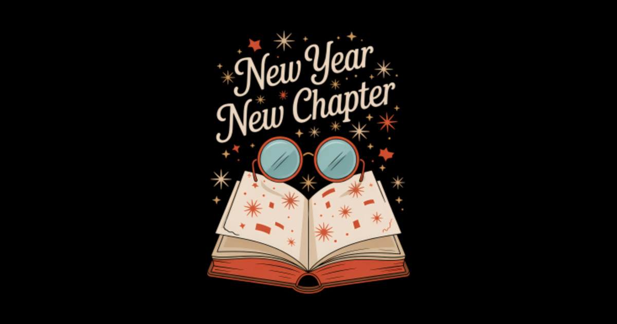 New Year New Chapter Happy New Year 2026 Book Lovers - New Year New ...