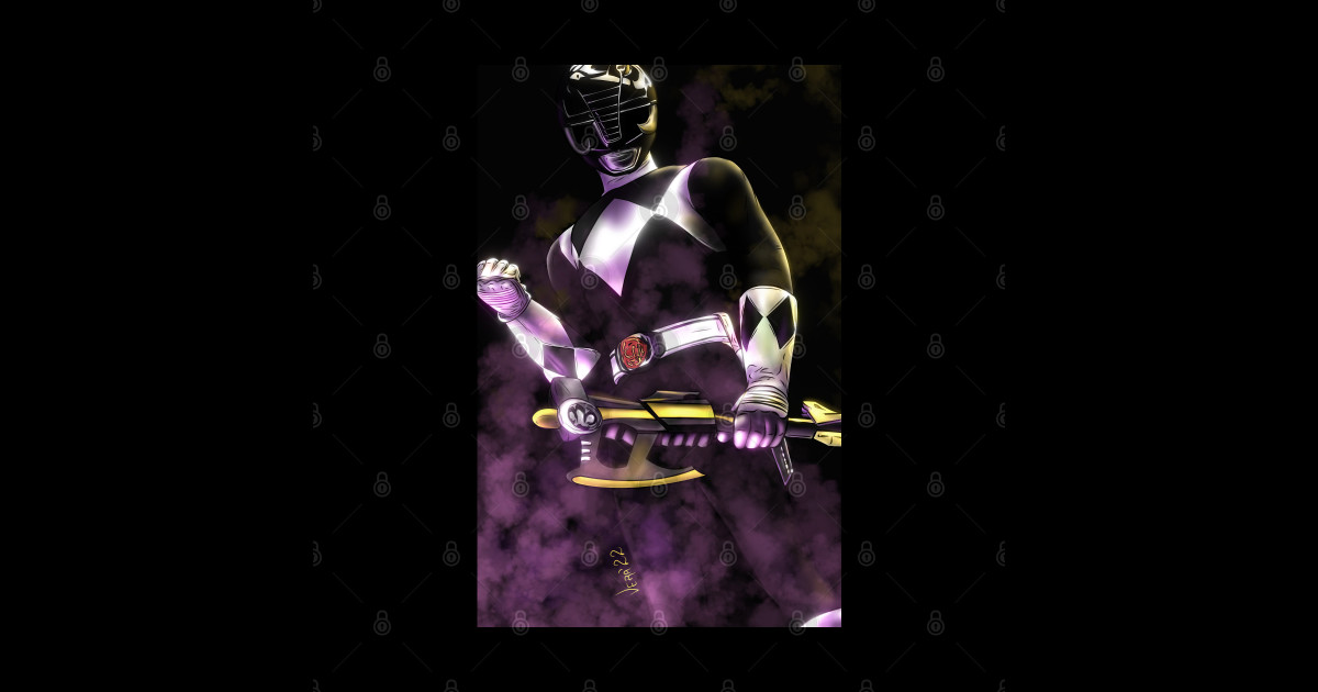 Black Ranger - Power Rangers - Sticker | TeePublic