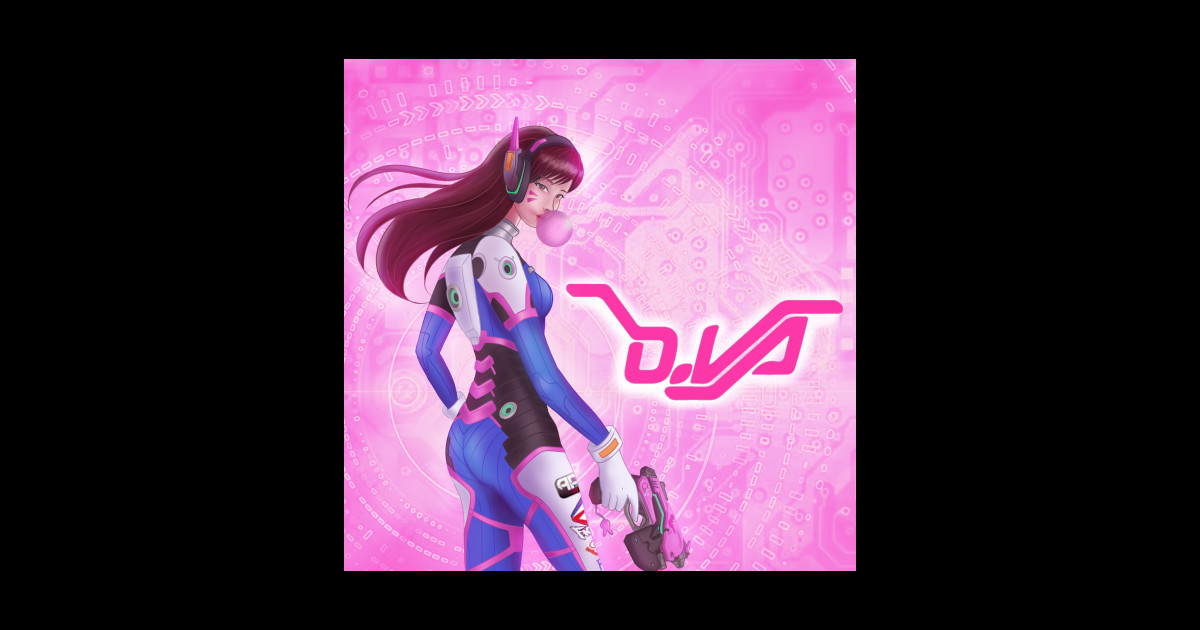 D.VA from Overwatch - Dva - Posters and Art Prints | TeePublic