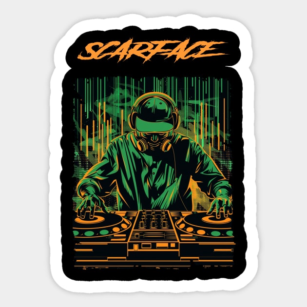 SCARFACE RAPPER MUSIC FAN ART - Scarface Rapper Music Fan Art - Sticker ...