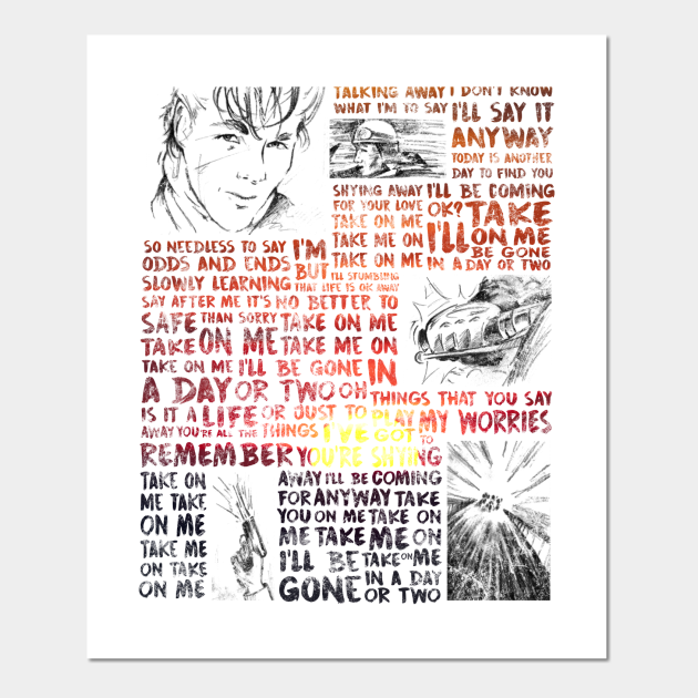 Take on me - Music - Posters and Art Prints | TeePublic