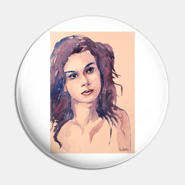 Thoughtful smart woman girl - Smart Woman - Pin | TeePublic