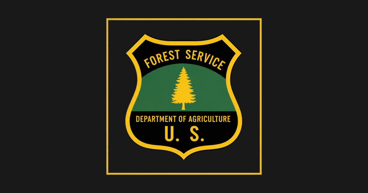 FOREST SERVICE Department of Agriculture U. S. with a Tree Gold ...