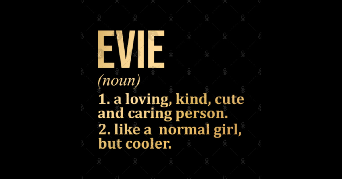 Evie Name - Evie Name - Sticker | TeePublic