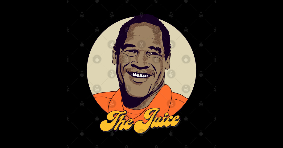 OJ Simpson - The Juice - Oj Simpson - Sticker | TeePublic
