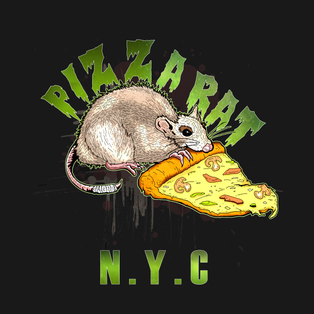Pizza Rat NYC - I Heart New York - T-Shirt | TeePublic