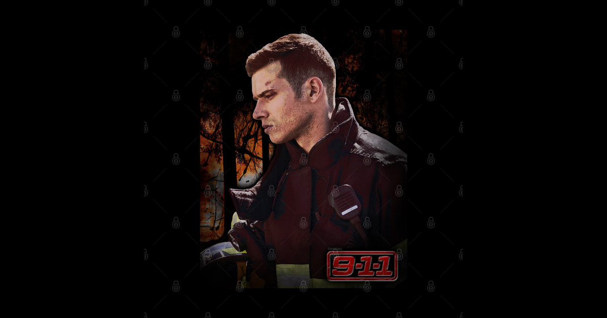 Evan "Buck" Buckley - 911 - 911 Lonestar - Sticker | TeePublic