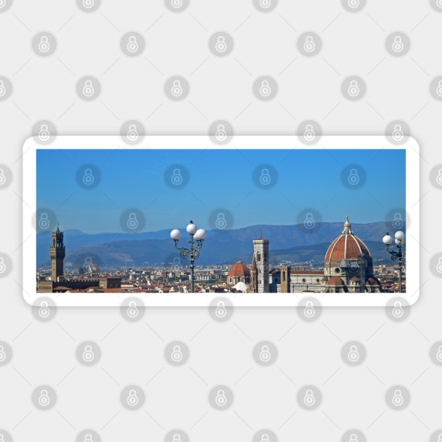 Florence Skyline - Basilica Di Santa Maria Del Fiore - Sticker | TeePublic