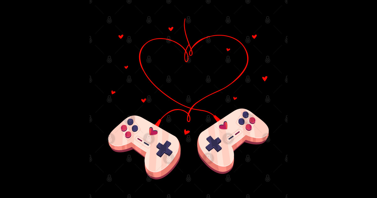 Video Gamer Valentines Day With Controllers Heart Boys Kids - Video ...