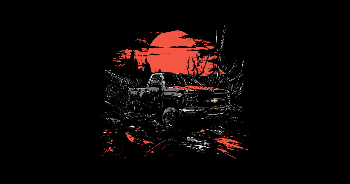 Silverado Apocalypse - Chevy Silverado - Sticker | TeePublic