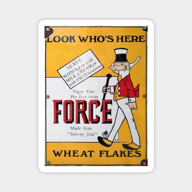 Force Wheat Flakes, vintage enamel sign. - Vintage Enamel Signs ...