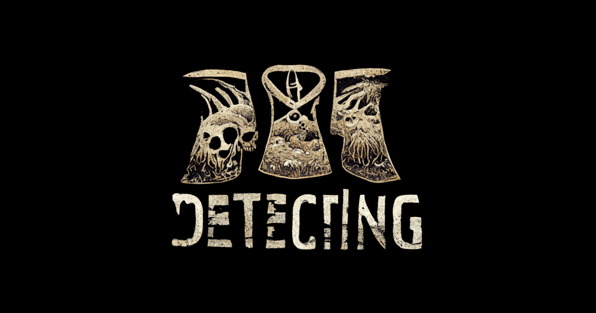 Metal Detecting logo - Metal Detector - Sticker | TeePublic