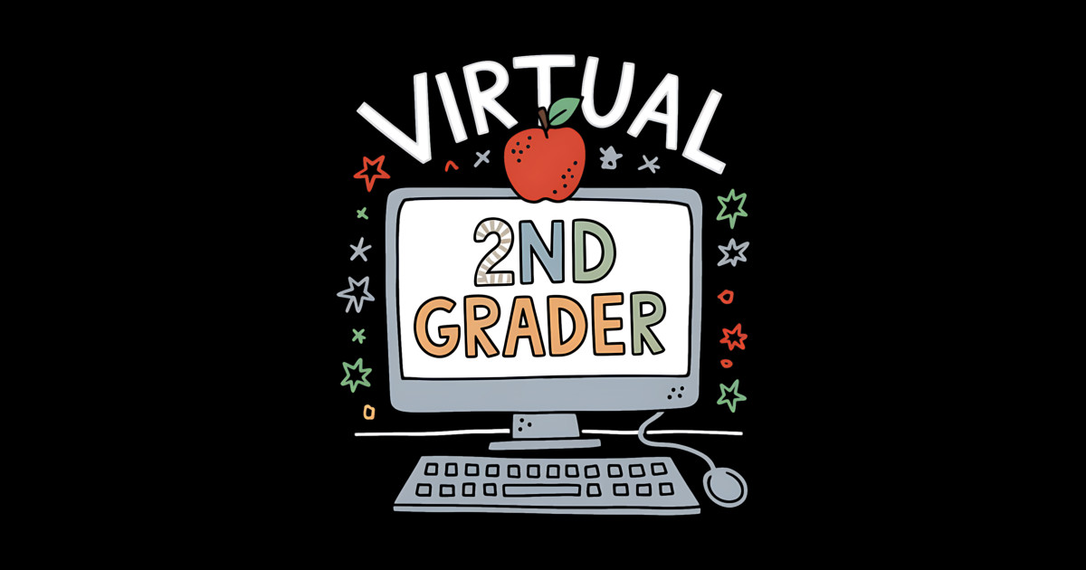 Virtual Second Grader - Distance Learning Back to School - Virtual ...
