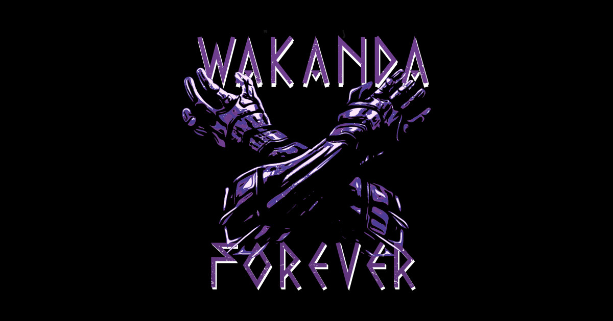 wakanda forever gesture - Wakanda Forever - Sticker | TeePublic