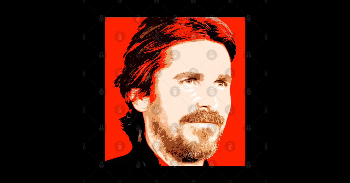 christian bale - Christian Bale - Sticker | TeePublic
