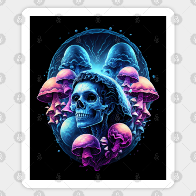 Fairycore Mushroom Skulls Aesthetic Vaporwave dark academia - Fairycore ...
