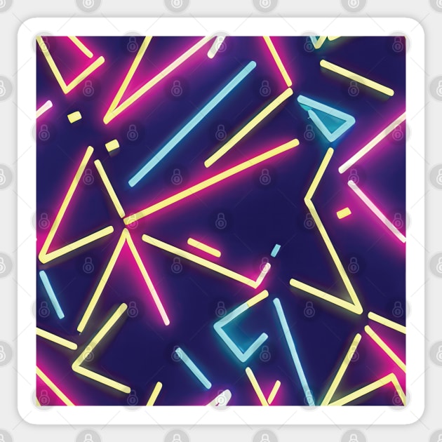 80s Arcade Pattern - Arcade Room - Sticker | TeePublic