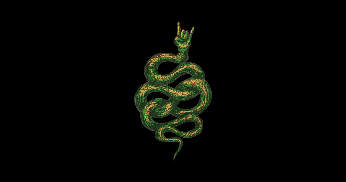 Rocking Snake - Rock - Sticker | TeePublic