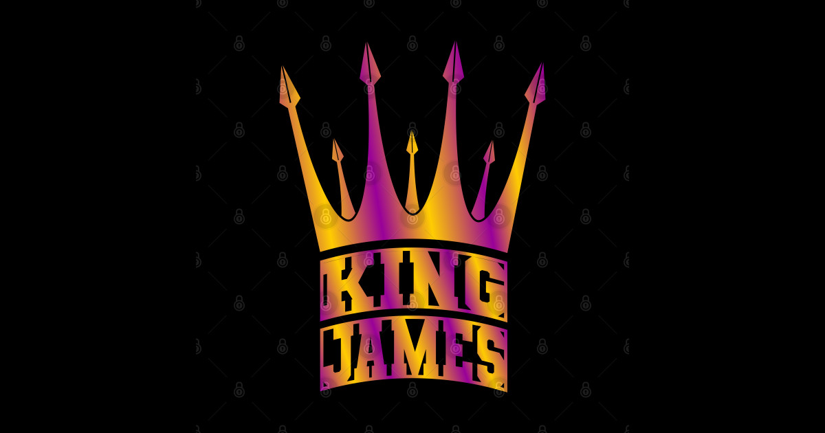 King james - Basketball - Sticker | TeePublic