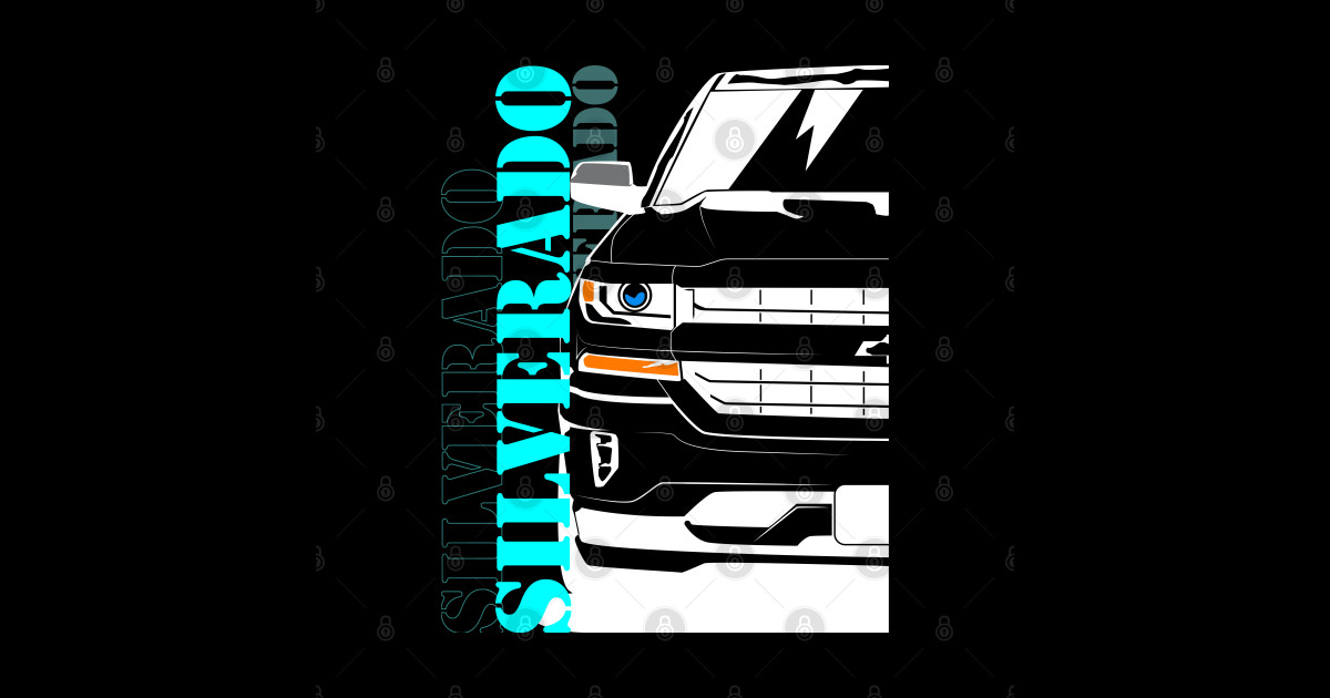 Chevrolet Chevy Silverado 2016 - Chevrolet Silverado - Sticker | TeePublic
