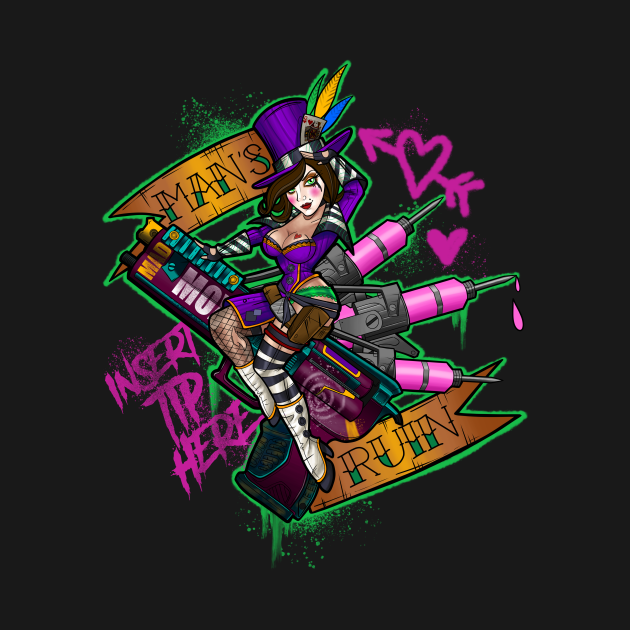 Borderlands Mad Moxxi - Borderlands - Hoodie | TeePublic
