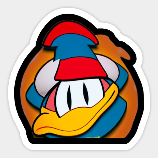 A very confused duck - Ducks - Sticker | TeePublic