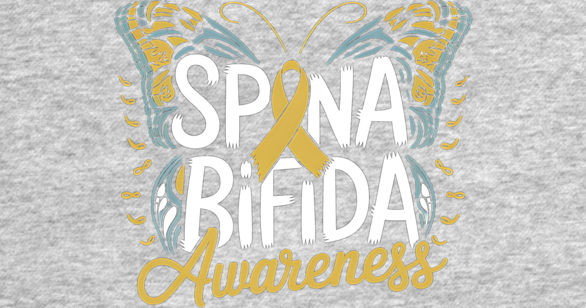 Spina Bifida Butterfly Yellow Ribbon Spina Bifida Awareness - Spina ...