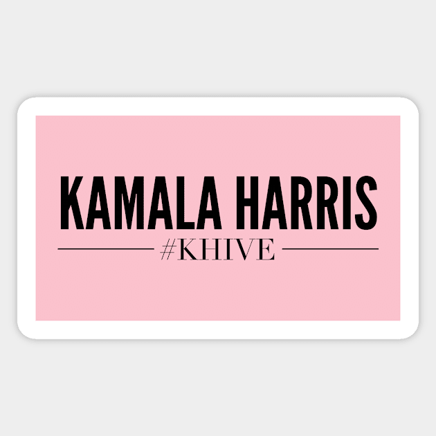Kamala Harris Khive hashtag - Kamala Harris 2024 - Sticker | TeePublic