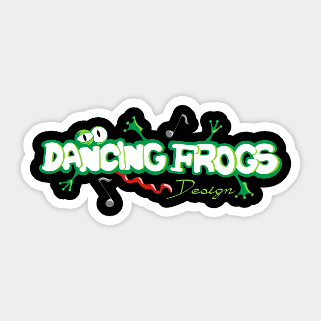 Dancing Frogs Logo - Dancing Frogs - Sticker | TeePublic