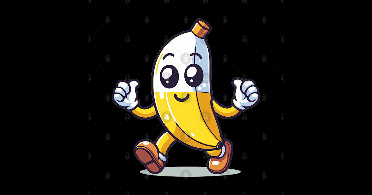 Silly Banana Buddy - Banana - Posters and Art Prints | TeePublic