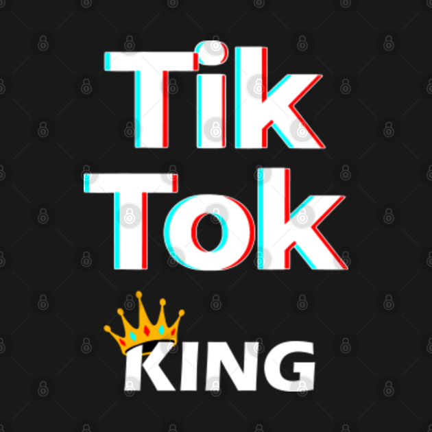 Tik Tok Logo With Crown
