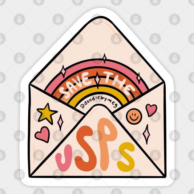 Save the USPS - Usps - Sticker | TeePublic