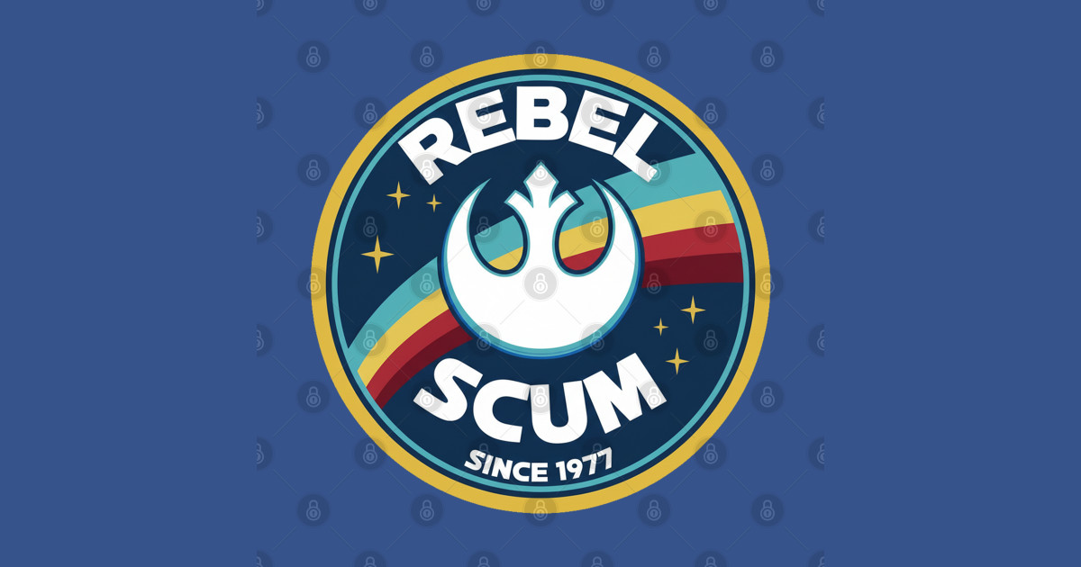Rebel Scum 1977 Retro Vintage - Rebel Scum - T-Shirt | TeePublic