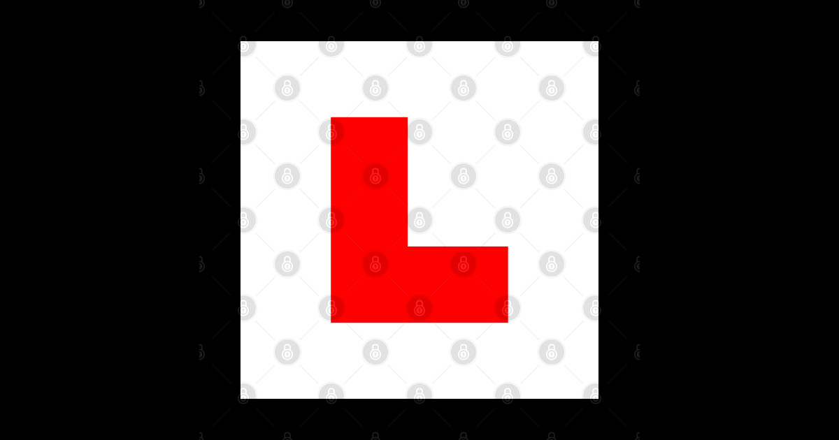 L-Plate Learner Driver Sign - Bachelorette Party - Posters and Art ...