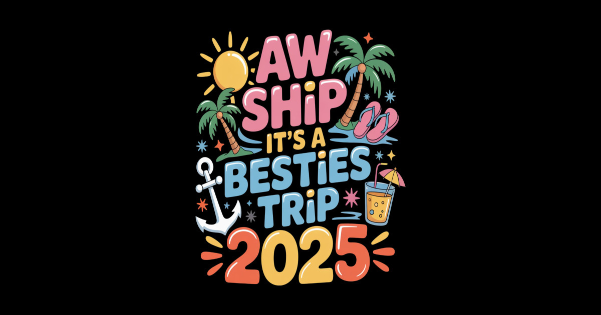Aw Ship It’s a Besties Trip 2025 Friends Vacay Cruise 2025 - Aw Ship ...