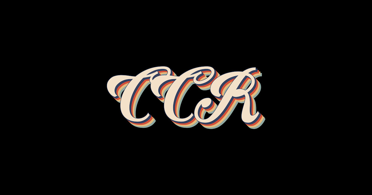 ccr - vintage color - Ccr - Sticker | TeePublic