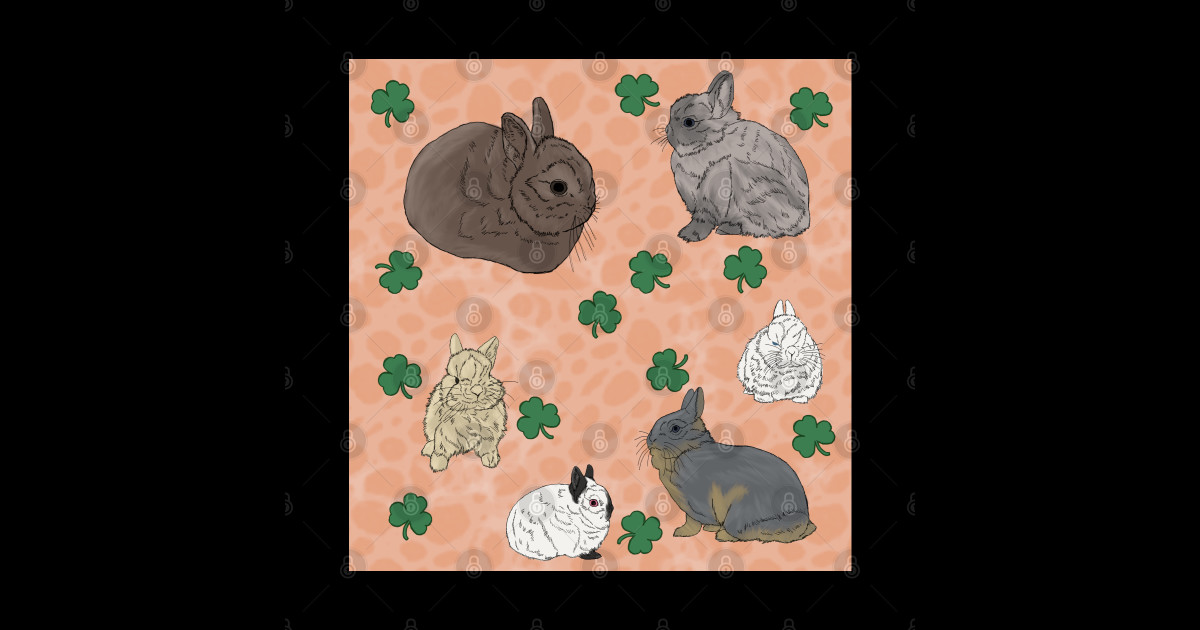 Netherland Dwarf Rabbits Peach - Rabbit Rabbits - Sticker | TeePublic