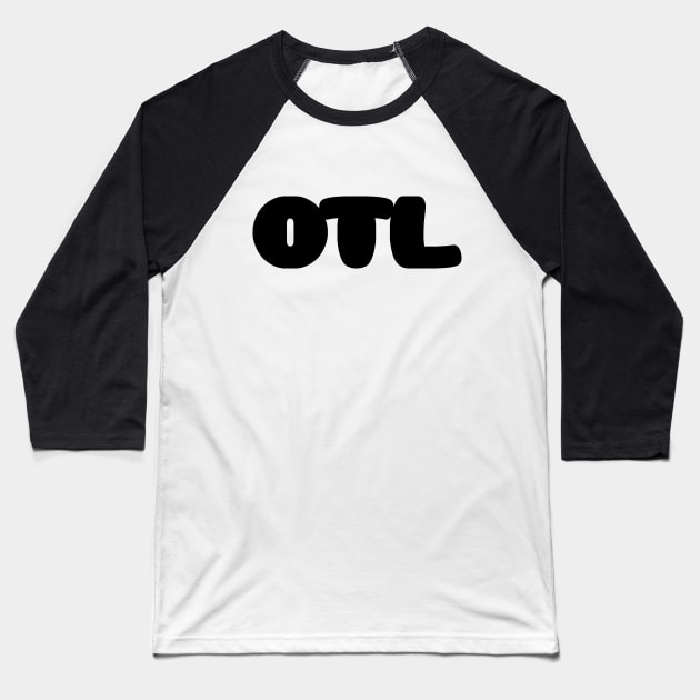 OTL Emoticon ~ Korean Slang - Orz - Baseball T-Shirt | TeePublic