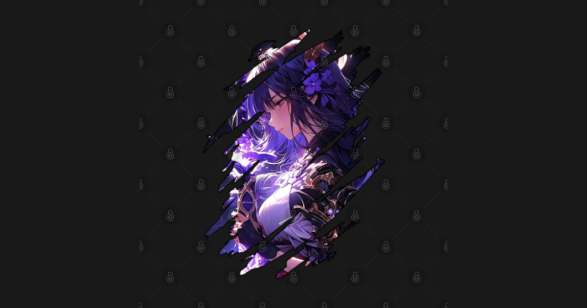 shogun raiden - Shogun Raiden - T-Shirt | TeePublic