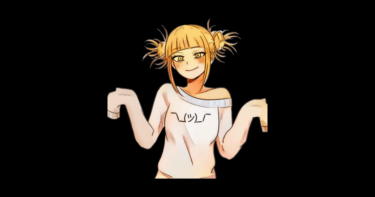 Toga Shrug - Himiko Toga - Sticker | TeePublic