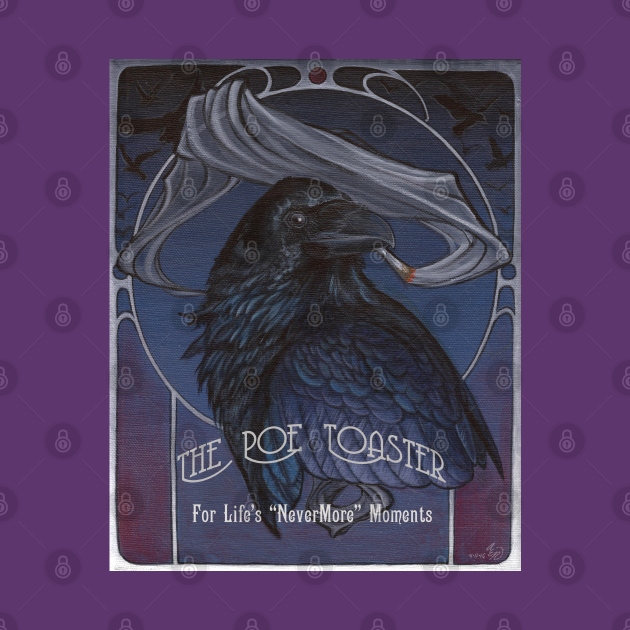 The Poe Toaster - Raven - T-Shirt | TeePublic