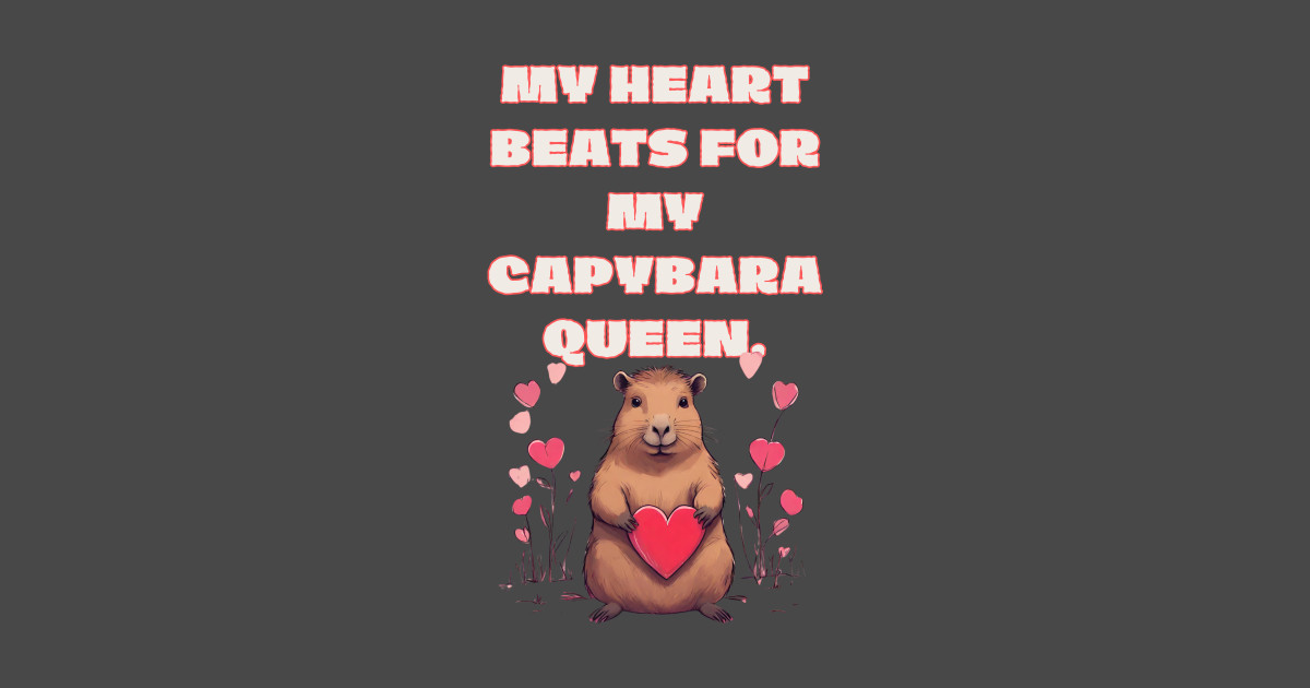 Capybara Queen - Capybara Lover - T-Shirt | TeePublic